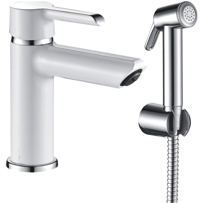 Смеситель для раковины с гигиеническим душем Shevanik S6071F купить в Москве - интернет-магазин ROSE