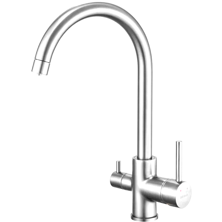 Смеситель для кухни со встроенным фильтром (краном) под питьевую воду Shevanik S128 купить в ...